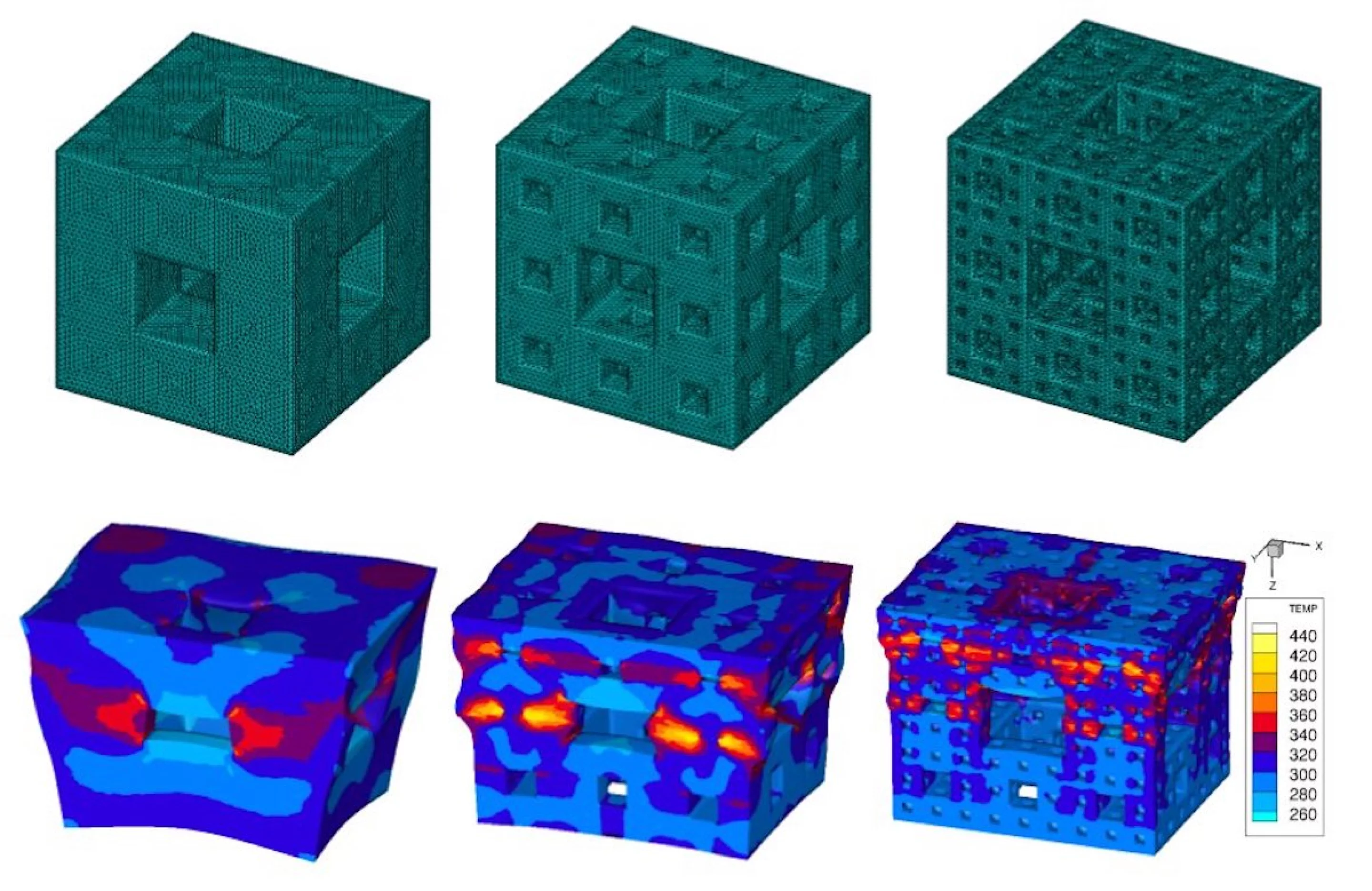 Fractal void cubes could make for better shock-dissipating armor